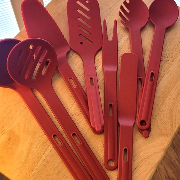 Tupperware | Kitchen | Tupperware Kitchen Duos Utensil Set Of 8 Rare ...
